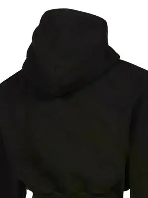 Vaquera Logo-print Shoulder-pad Hoodie