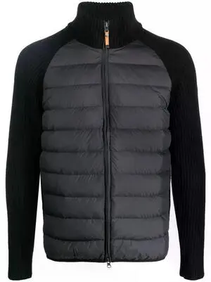 PARAJUMPERS Olmo Waffle-knit Quilted Jacket