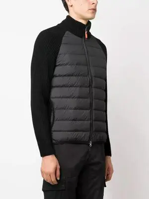 PARAJUMPERS Olmo Waffle-knit Quilted Jacket