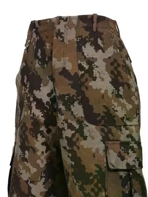 3.PARADIS Jacquard Dove-camo Cargo Shorts