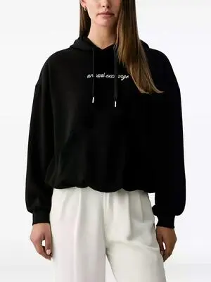 Armani Exchange Logo-embroidered Hoodie