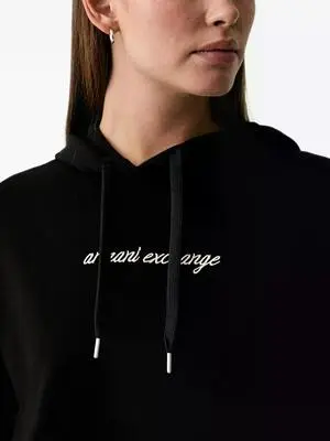 Armani Exchange Logo-embroidered Hoodie