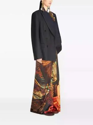 Dries Van Noten Embroidered Double-breasted Blazer