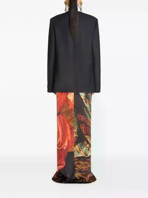 Dries Van Noten Embroidered Double-breasted Blazer