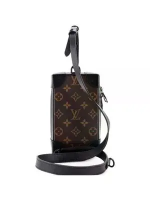LOUIS VUITTON Soft Trunk Phone Box Crossbody Bag - Black