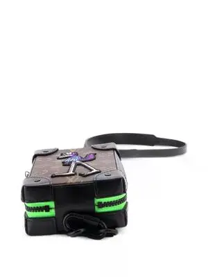 LOUIS VUITTON Soft Trunk Phone Box Crossbody Bag - Black