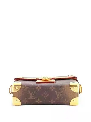 LOUIS VUITTON Soul Trunk Bag Monogram Dust Leather Crossbody Bag
