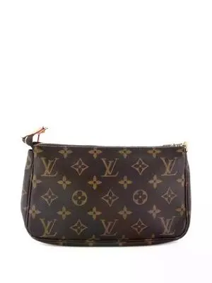 LOUIS VUITTON Monogram Canvas Pochette Accessoires Clutch Bag