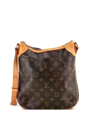 LOUIS VUITTON Odeon Handbag Monogram Canvas Pm Crossbody Bag - Brown