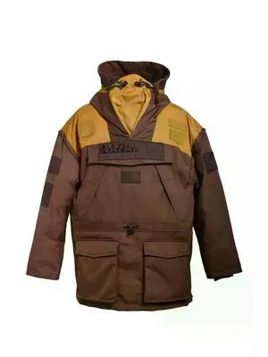 NAPA BY MARTINE ROSE Skidoo Patchwork Down Jacket - Brown