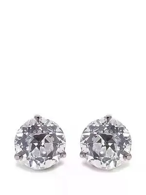 WITH LOVE Travel Lab-grown Diamond Martini Earrings - Silver