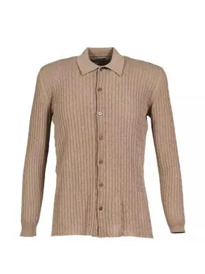 MAGLIANO Capricorn Cable-knit Shirt - Neutrals