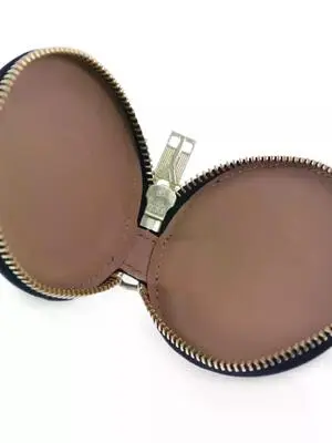 BLACK MEANS Embroidered Circle Coin Case
