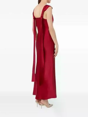 Max Mara Crepe Envers Satin Slip Dress