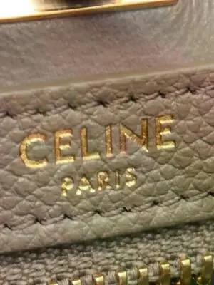 Celine Grainy Calfskin Cabas 16 Tote Bag