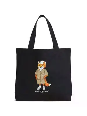 Maison Kitsune Textured Totes For Women