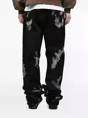 ALEXANDER DIGENOVA Bleach-effect Straight-leg Jeans