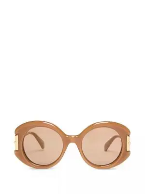 Max Mara Round-frame Sunglasses - Neutrals