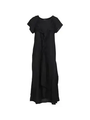 LIMI FEU Wrinkled Twisted Midi Dress