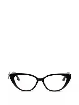 YVMIN Bowknot Cat-eye Frame Glasses - Black
