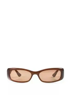 PORT TANGER Leila Rectangle-frame Sunglasses - Brown