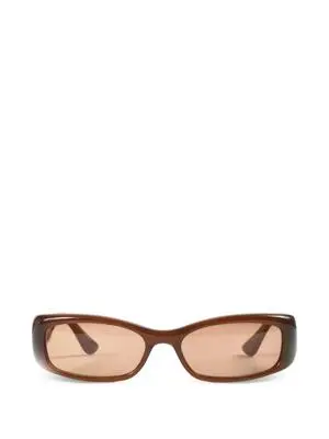 PORT TANGER Leila Rectangle-frame Sunglasses - Brown