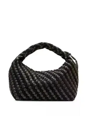 GIANNI CHIARINI Small Aurelie Woven Tote Bag - Black