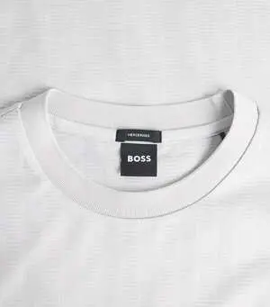 BOSS Cotton Jacquard T-shirt
