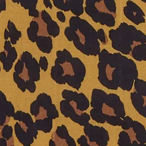 Saint Laurent Wool Leopard Cassandre Scarf