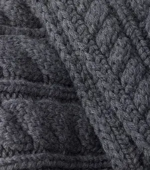 Prada Virgin Wool Cable-knit Scarf