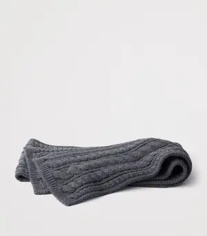 Prada Virgin Wool Cable-knit Scarf