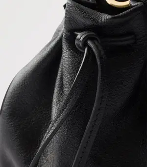 Prada Small Leather Desiree Shoulder Bag - Black