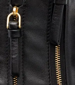 Prada Small Leather Desiree Shoulder Bag - Black