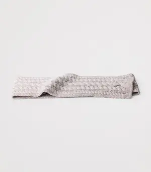 Prada Virgin Wool Cable-knit Scarf