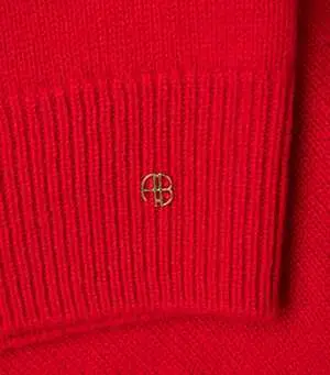 ANINE BING Cashmere V-neck Lee Sweater