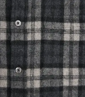 SYSTEM Wool-blend Check Shirt