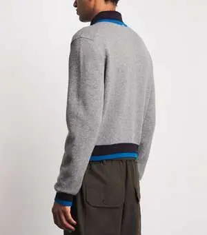 SYSTEM Wool-cotton Zip-up Cardigan