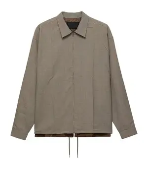 Prada Wool Check Shirt