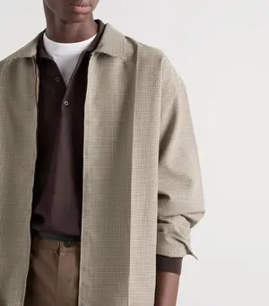 Prada Wool Check Shirt
