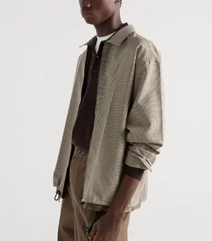 Prada Wool Check Shirt