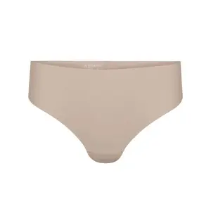 JIV ATHLETICS High Rise Thong Rosewood