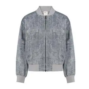 PCFG Free Heaven Ripped Look Bomber Jacket