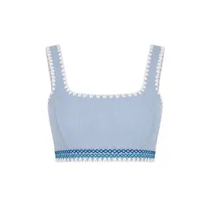 SCOUT ATHLETIC Devil In The Details Top - Blue