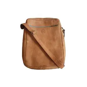 BERBER LEATHER The Martil Large Messenger Bag