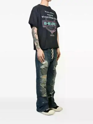 JUN/NAKAYAMA Graphic-print Box-fit T-shirt