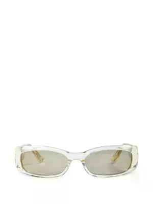 PORT TANGER Leila Rectangle-frame Sunglasses - Neutrals