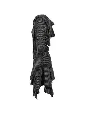 NΦ DRESS Striped Asymmetric Dress