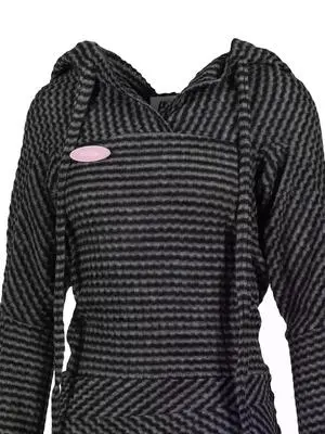 NΦ DRESS Striped Asymmetric Dress