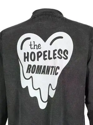 EMOTIONALLY UNAVAILABLE Graphic-print Long-sleeved T-shirt - Black