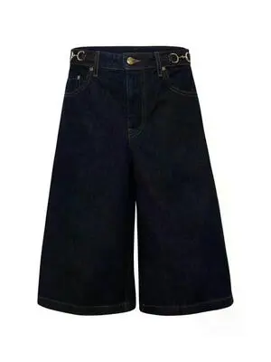 Ulla Johnson Rowan Wide-leg Denim Shorts